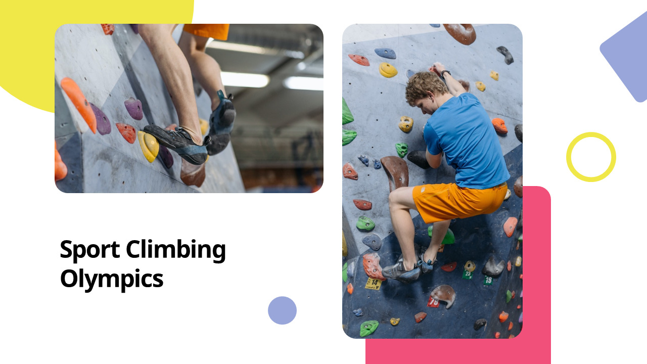 Sport Climbing ppt templates google slides template|Lifestyle