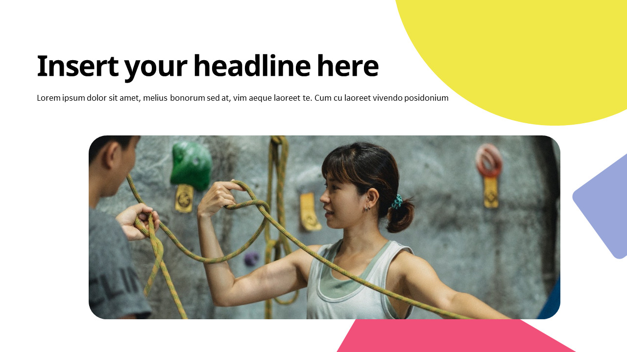 Sport Climbing ppt templates google slides template|Lifestyle