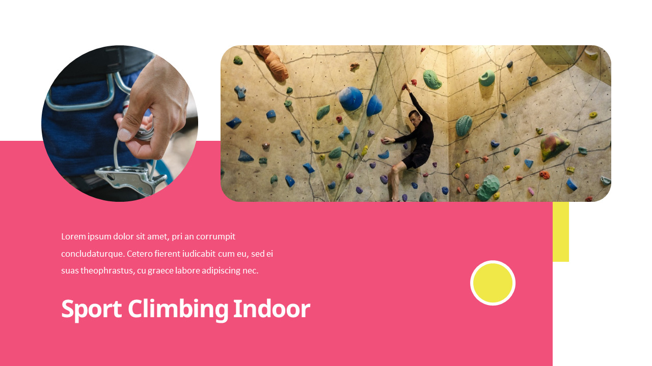 Sport Climbing ppt templates google slides template|Lifestyle