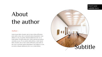 Exhibition school presentation template