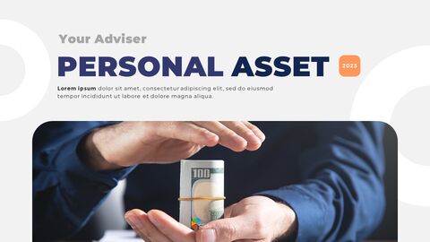 Personal Asset Management slide design