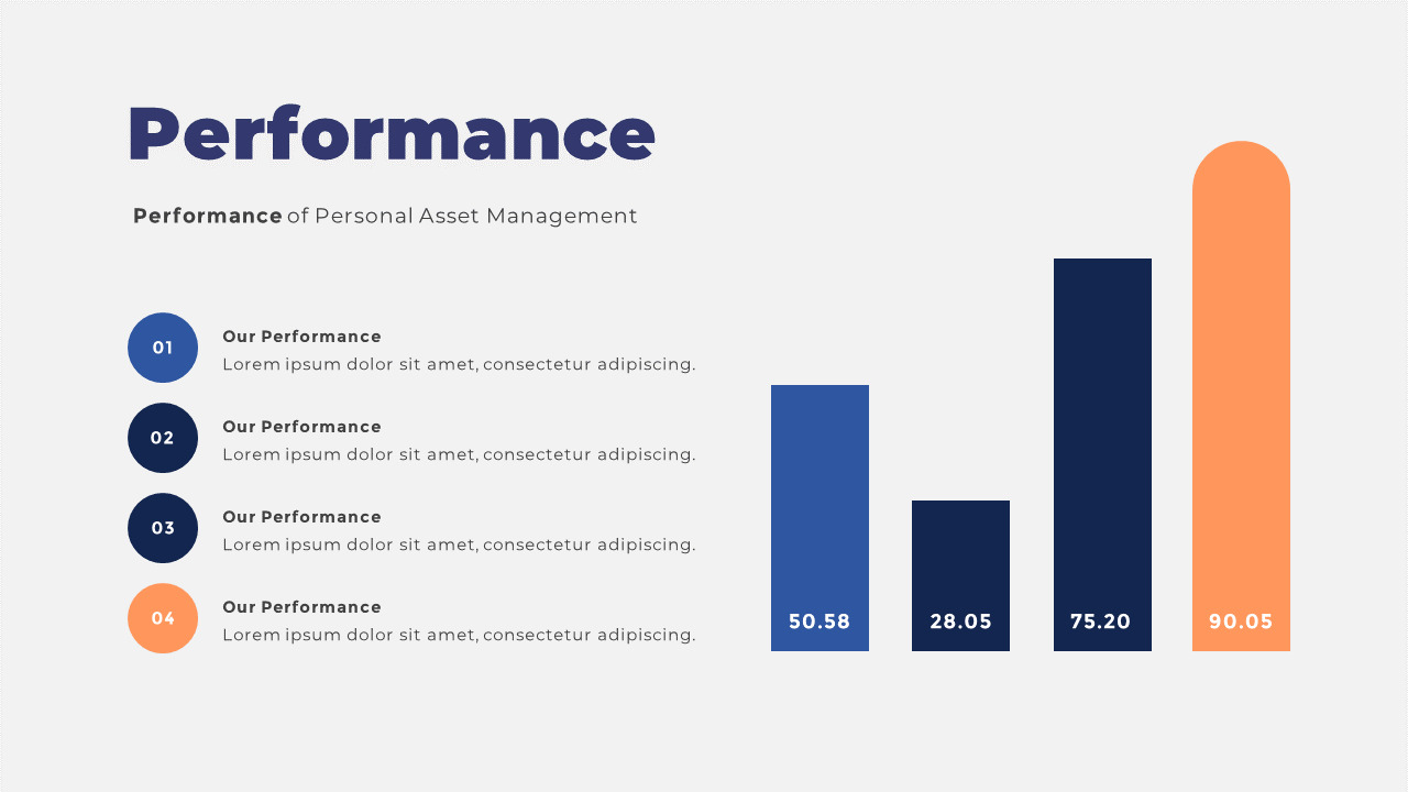 Personal Asset Management slide design