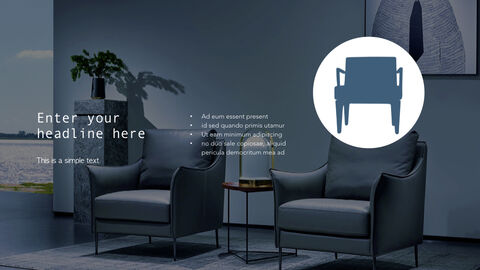 Chair Design theme Keynote Presentation Template