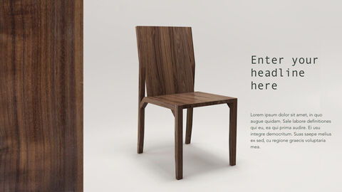 Chair Design theme Keynote Presentation Template