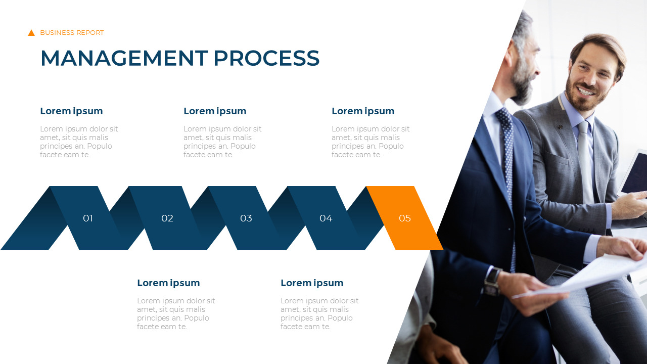 Business Report Modern template google slides business