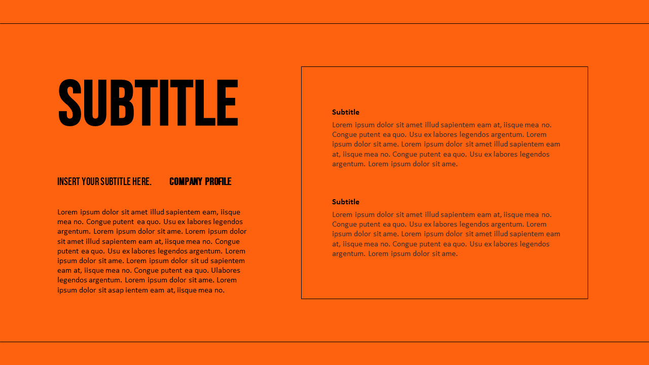 Company Profile model ppt presentation