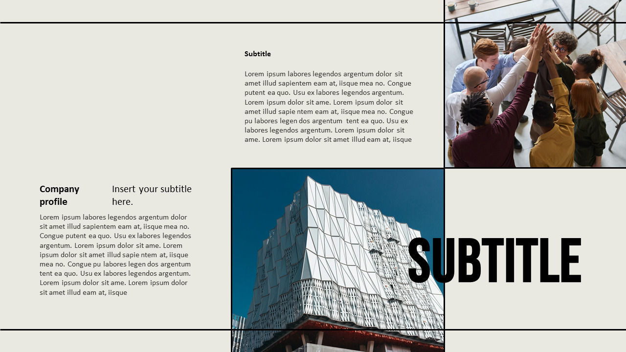 Company Profile model ppt presentation