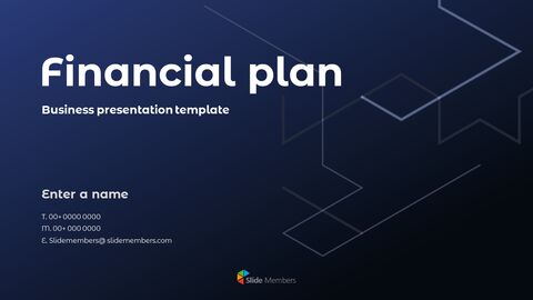 Financial Plan template design