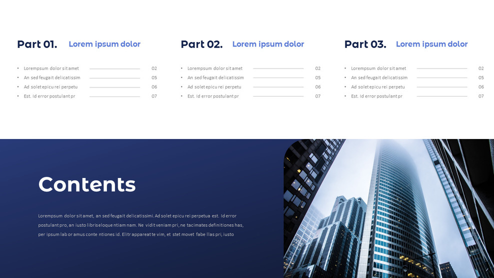 Financial Plan template design