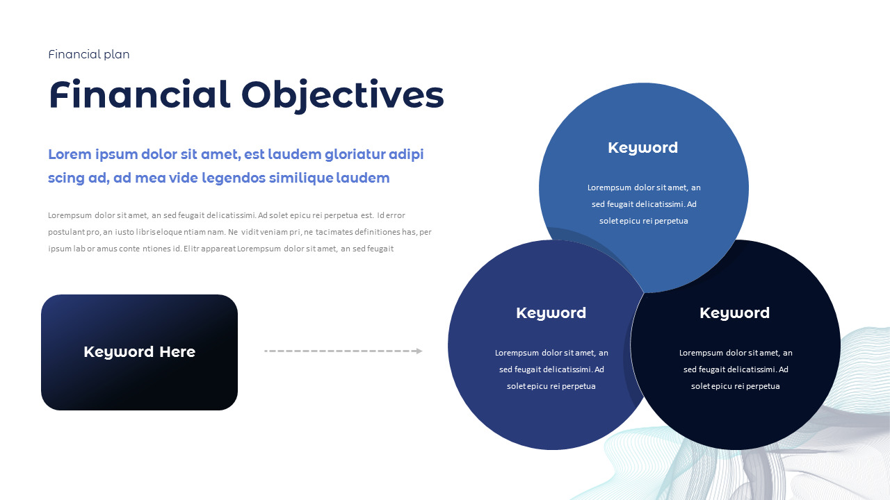 Financial Plan template design