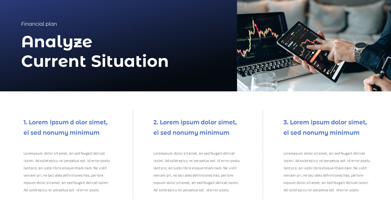 Financial Plan template design