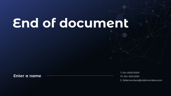 Financial Plan template design
