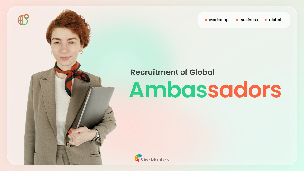 Recruitment of Global Ambassadors Theme Templates