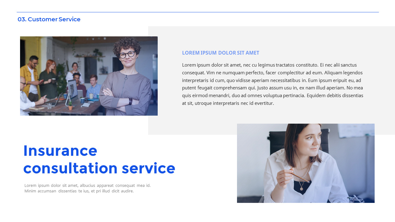 Insurance Service ppt templates google slides template