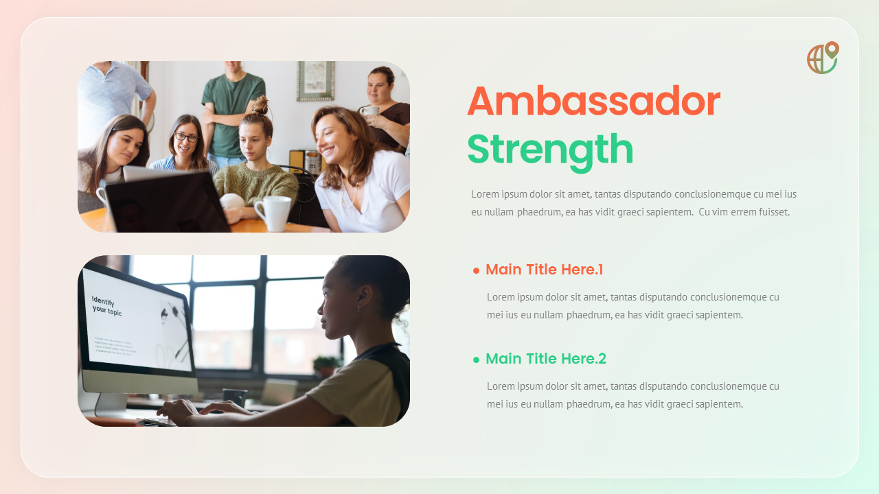 Recruitment of Global Ambassadors Theme Templates