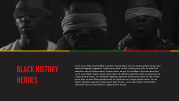 Black History Month health powerpoint templates