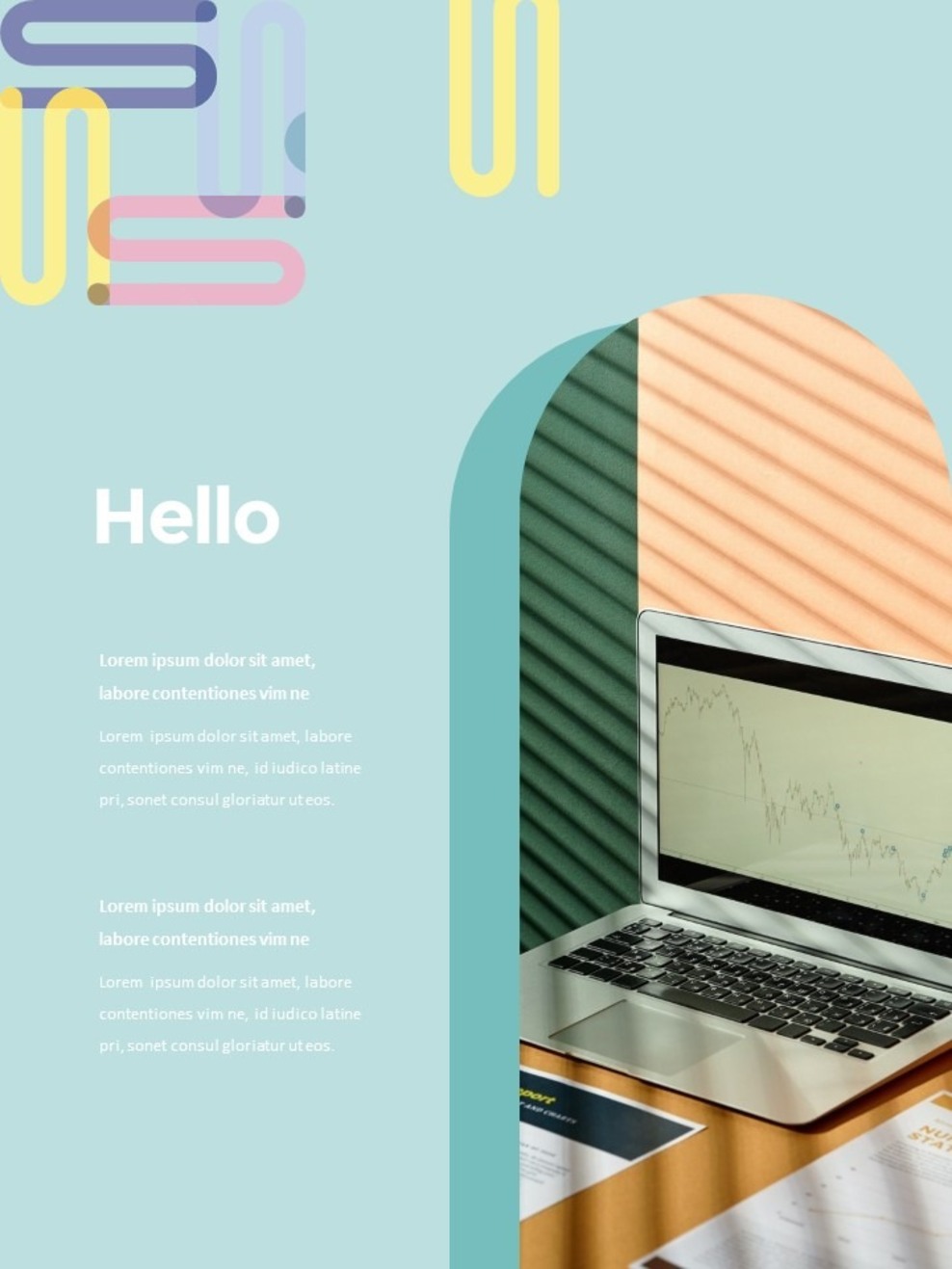 Business Report design template