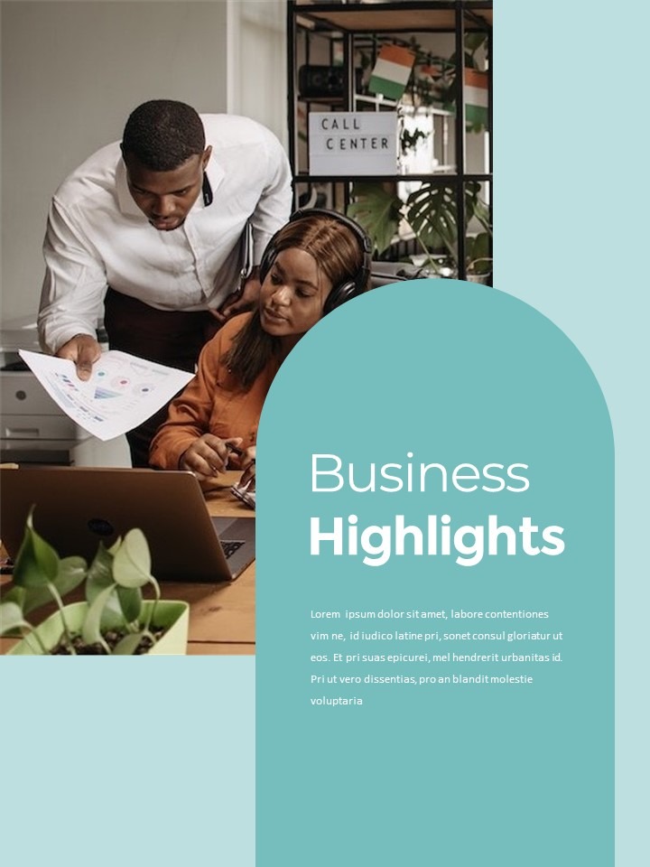 Business Report design template