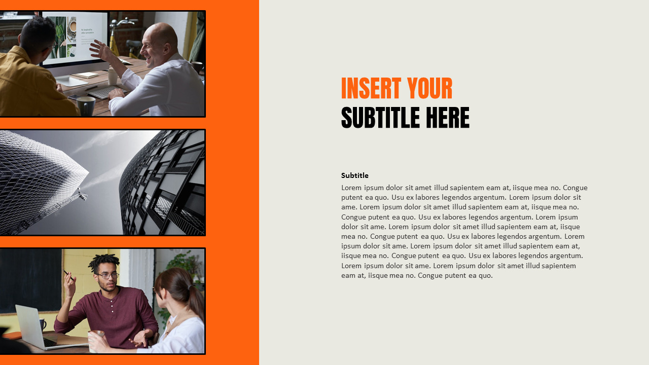 Company Profile presentation slide design