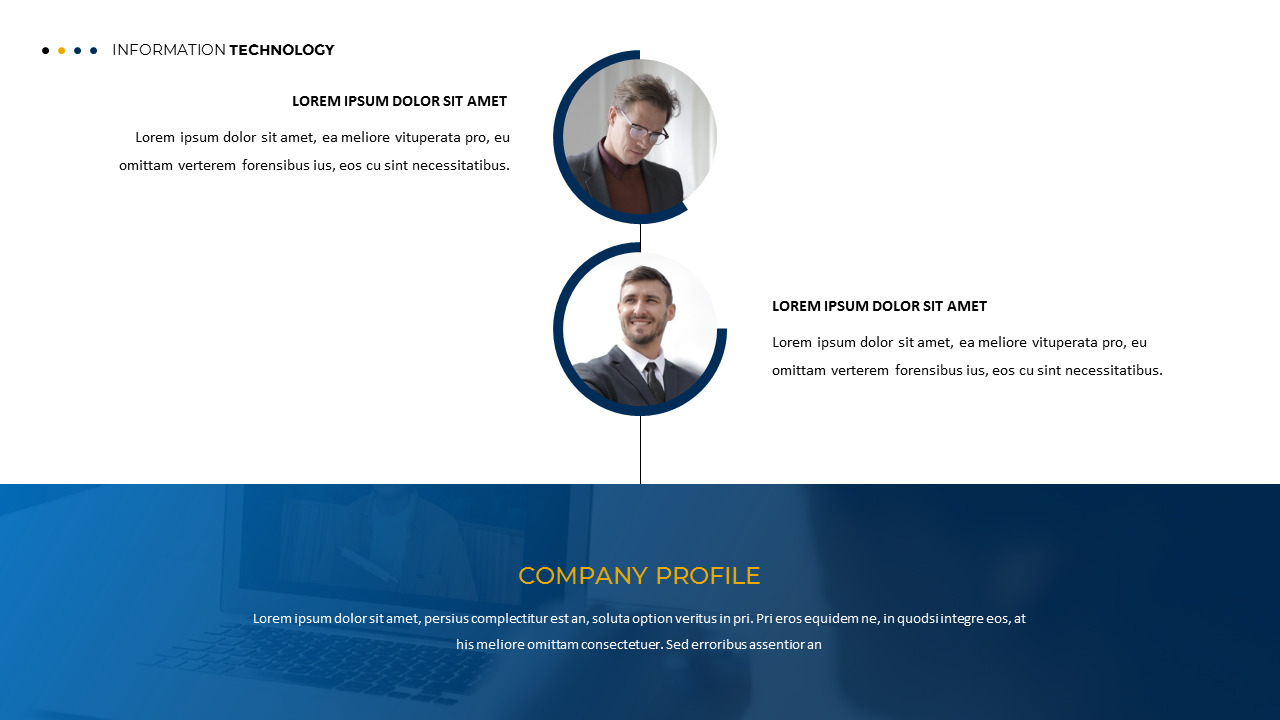 IT Company computer ppt background|Business|Templates