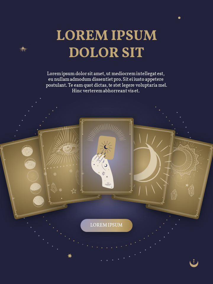 Tarot Theme Professional Google Slides Presentation