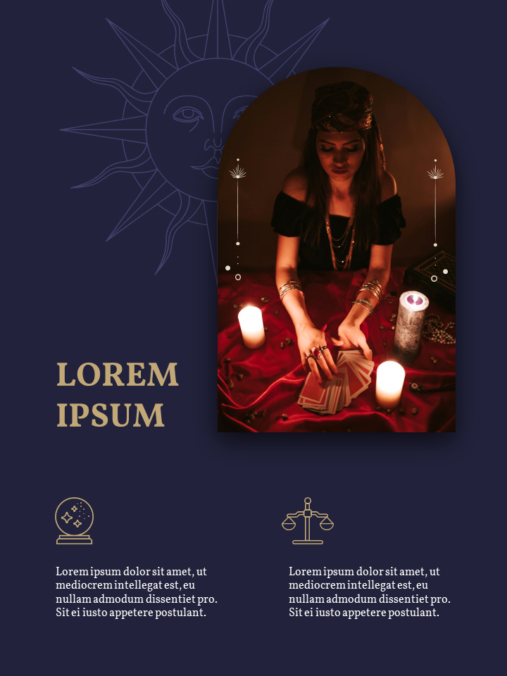 Tarot Theme professional google slides presentation