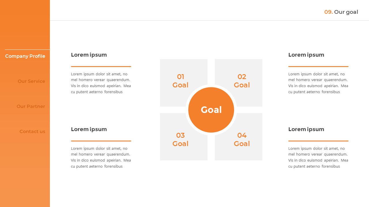 2023 Our Company Profile Google Google Slides Template