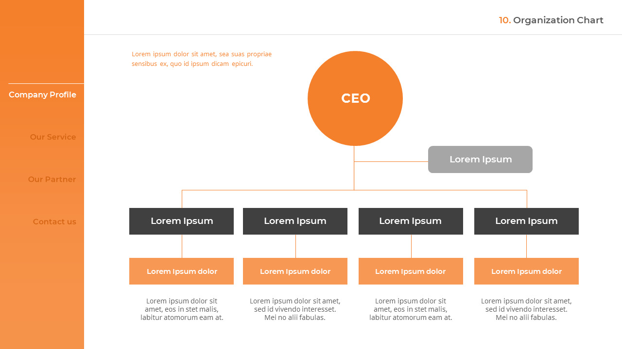 2023 Our Company Profile Google Google Slides Template