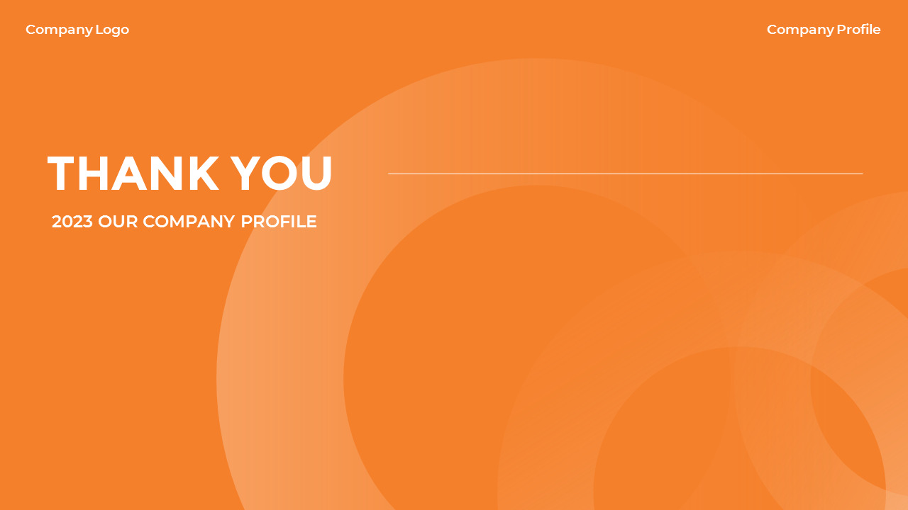 2023 Our Company Profile google google slides template