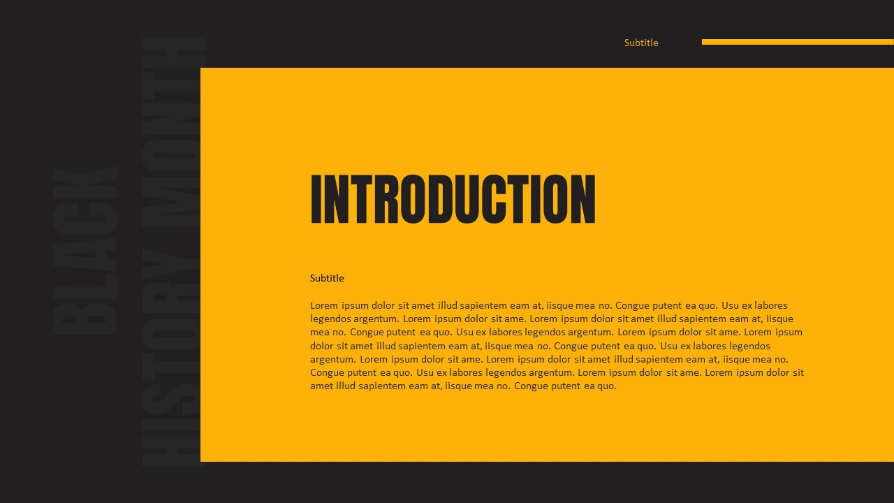 Black History Month Google PowerPoint Presentation