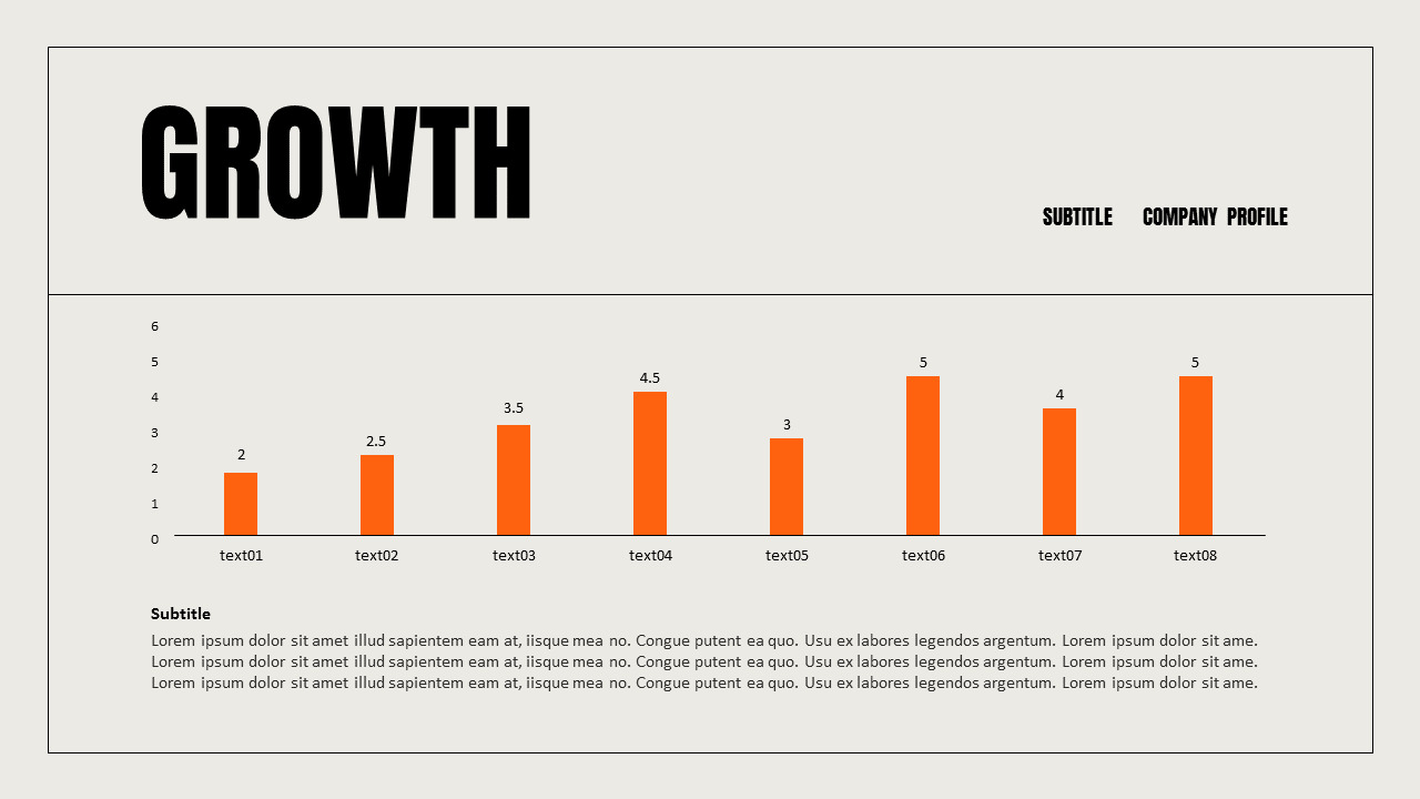 Company Profile presentation slide design