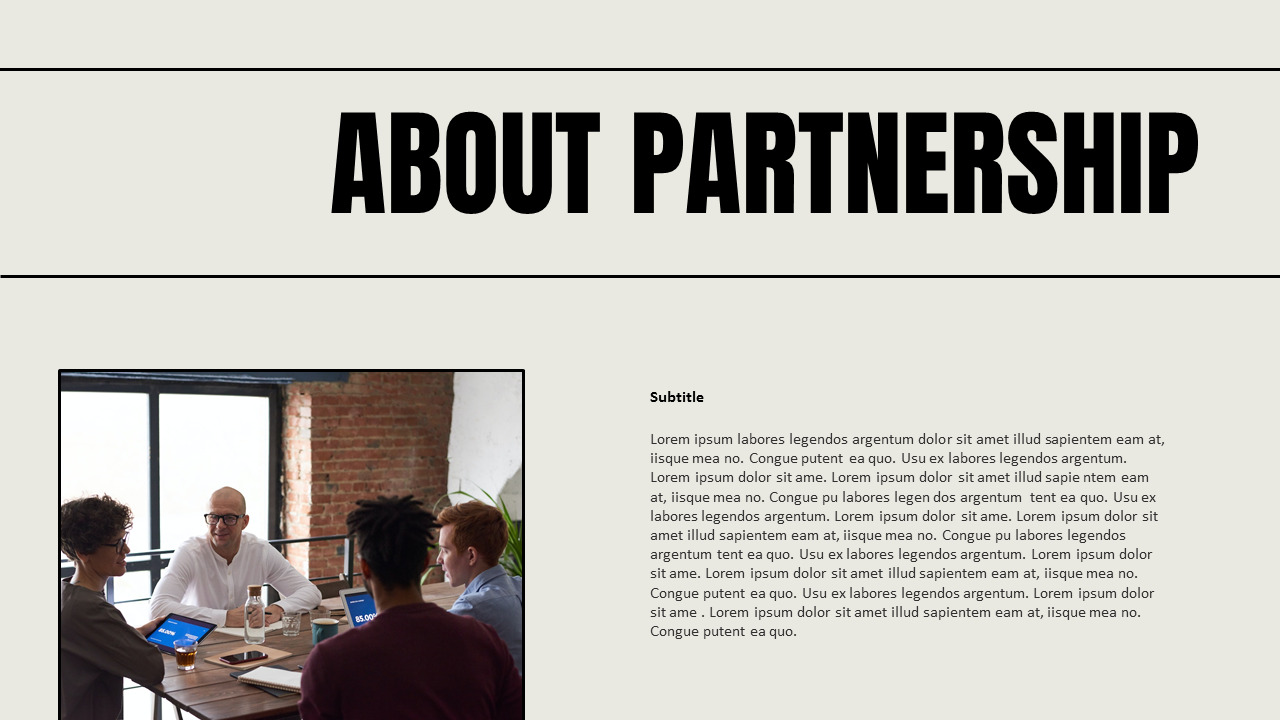 Company Profile presentation slide design