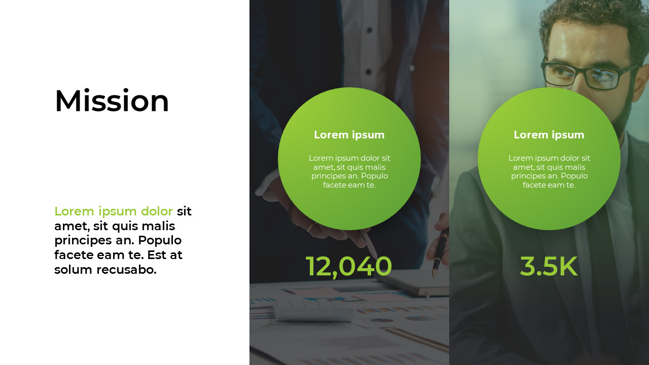 Professionally Corporate Business Google Slides Themes for Presentations