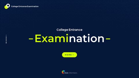 College Entrance Background PowerPoint