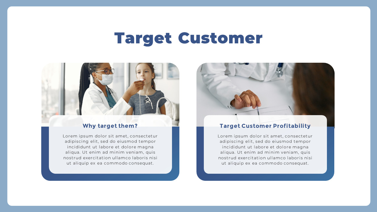 Hospital marketing strategy plan Simple Presentation Google Slides Template