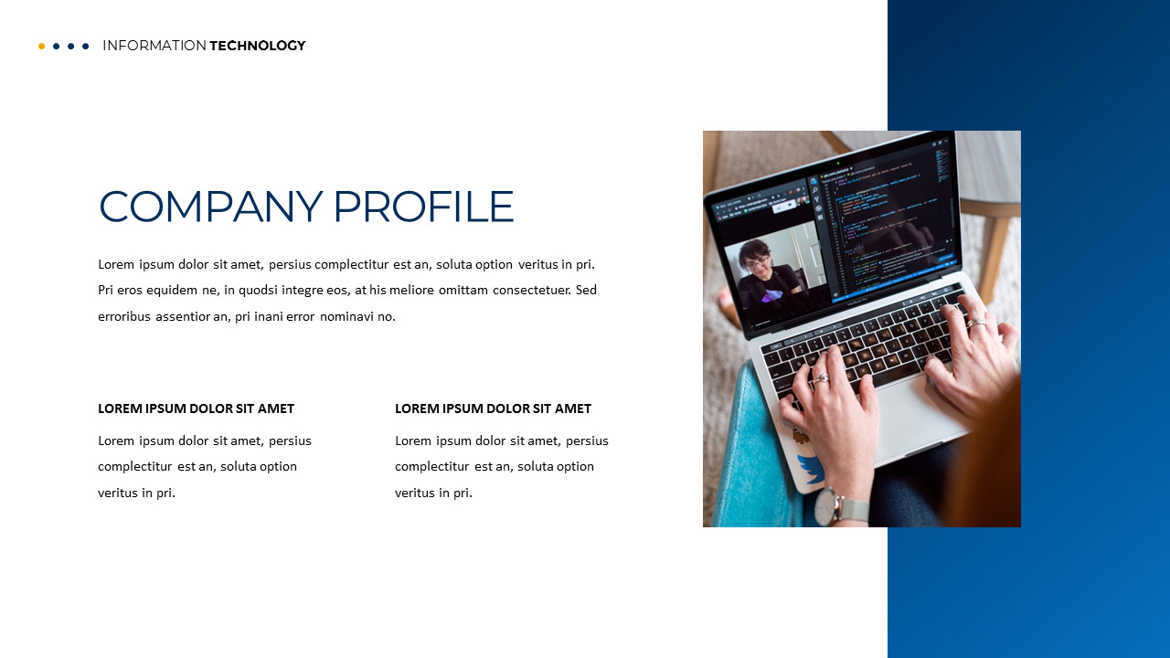 IT Company team presentation template|Business|Google Slides