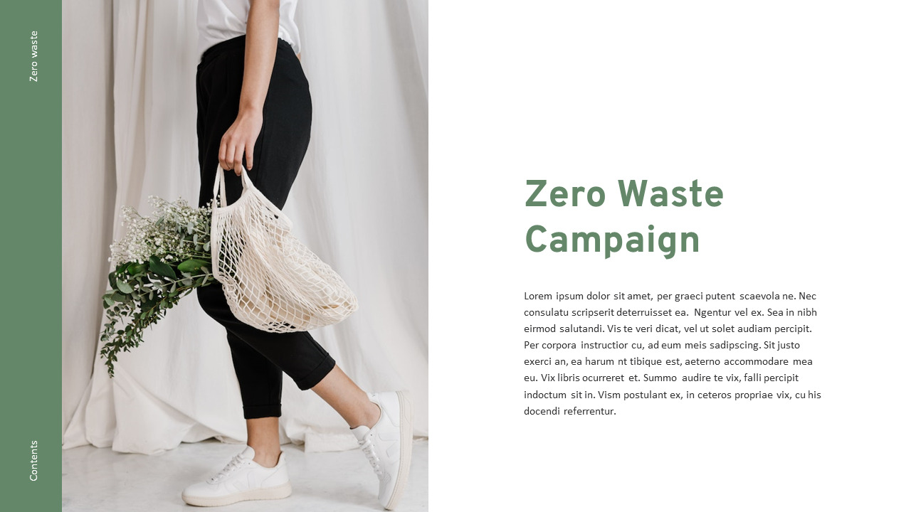 Zero Waste premium PowerPoint Templates