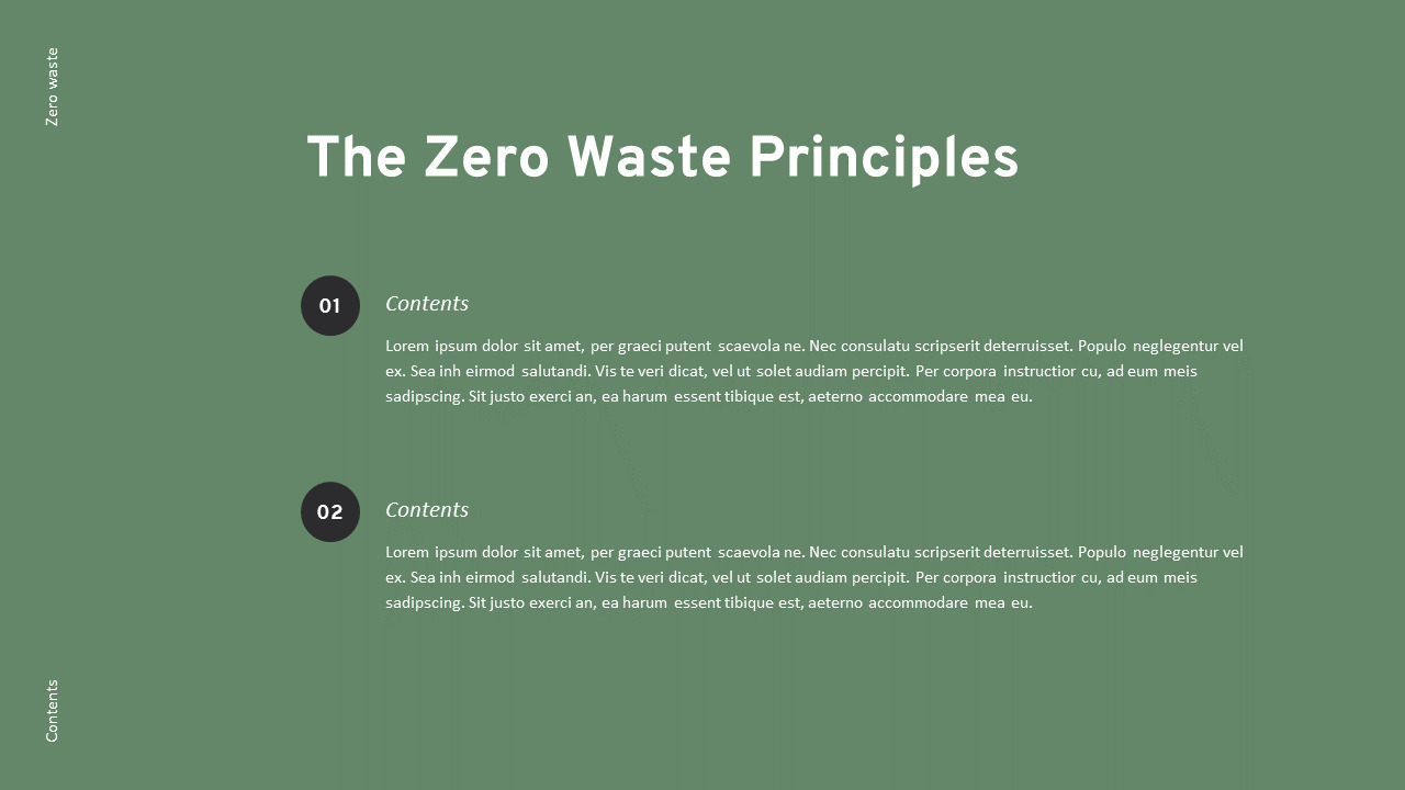Zero Waste premium PowerPoint Templates