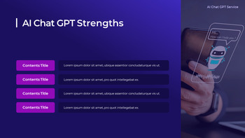 AI Chat GPT Service Google Slides Templates