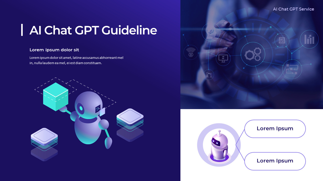 AI Chat GPT Service Google Slides Templates