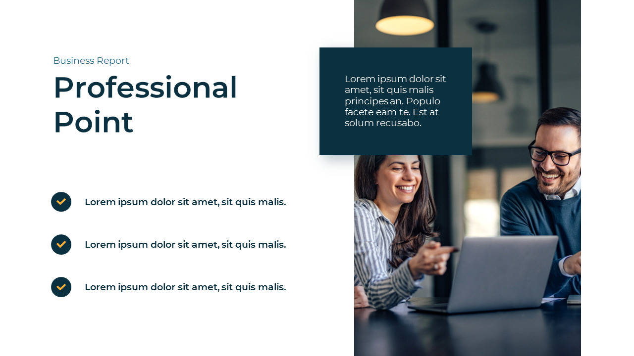 Business Report Abstract PPT Design Templates