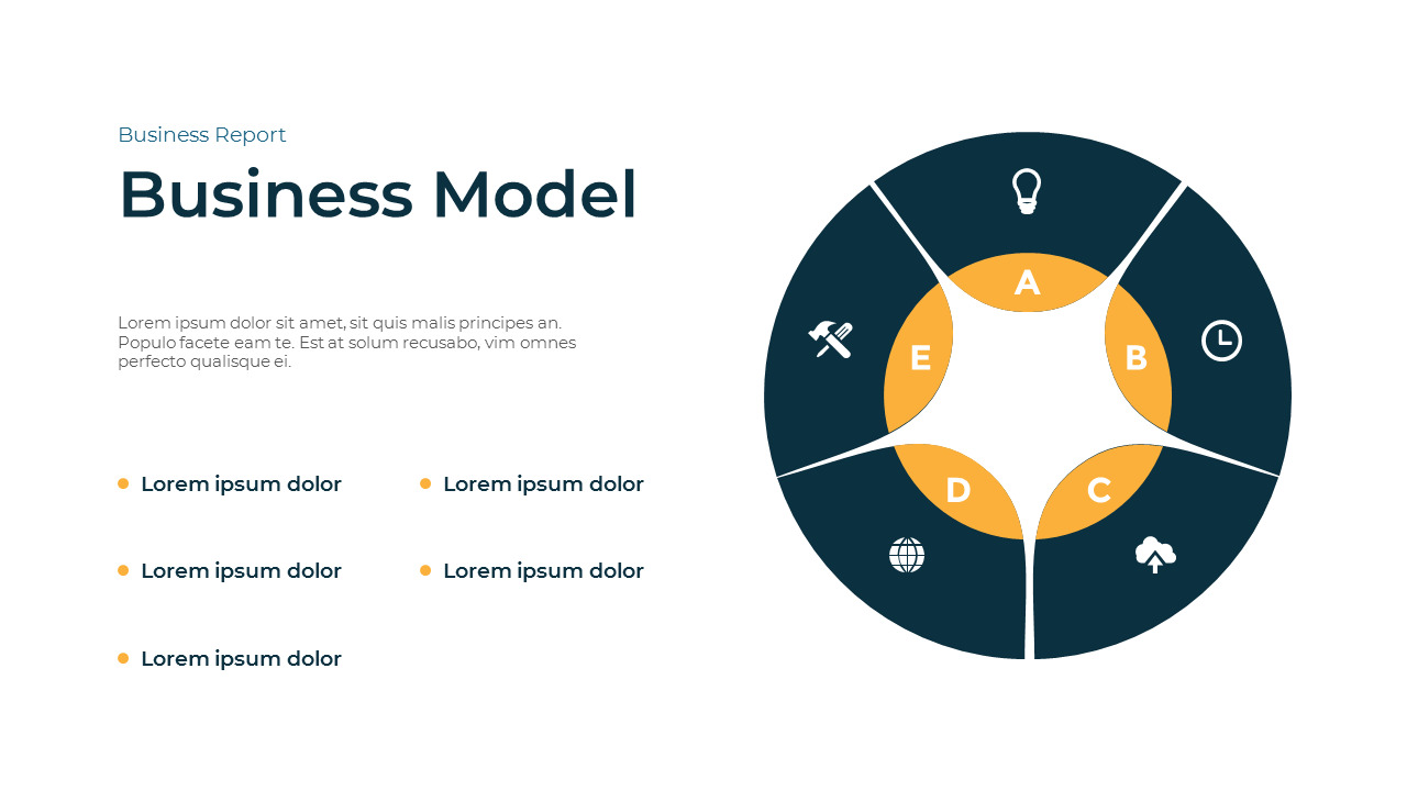 Business Report Abstract PPT Design Templates