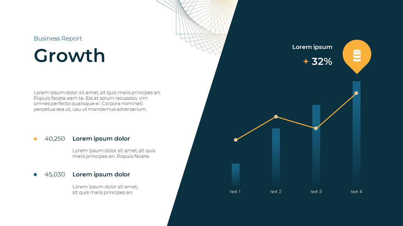 Business Report Abstract PPT Design Templates