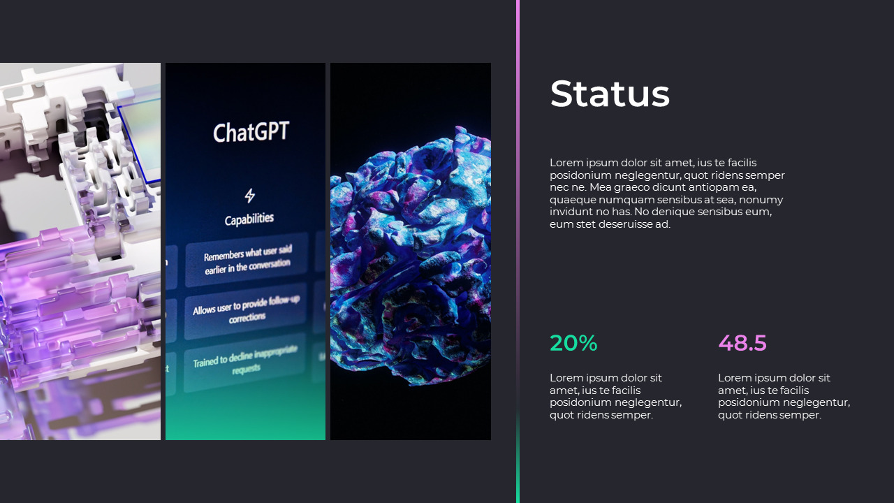 Chat GPT Open AI pitch presentation template