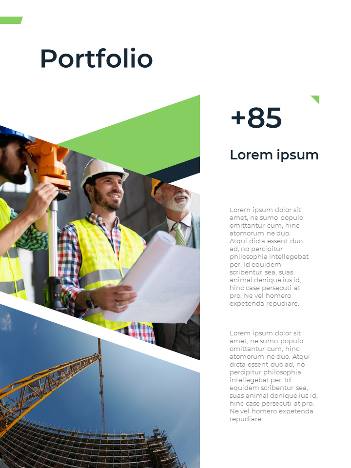 Construction Group Business Proposal ppt templates google slides template