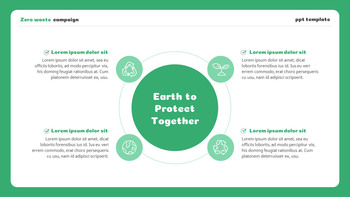 Zero waste Campaign best pitch deck template