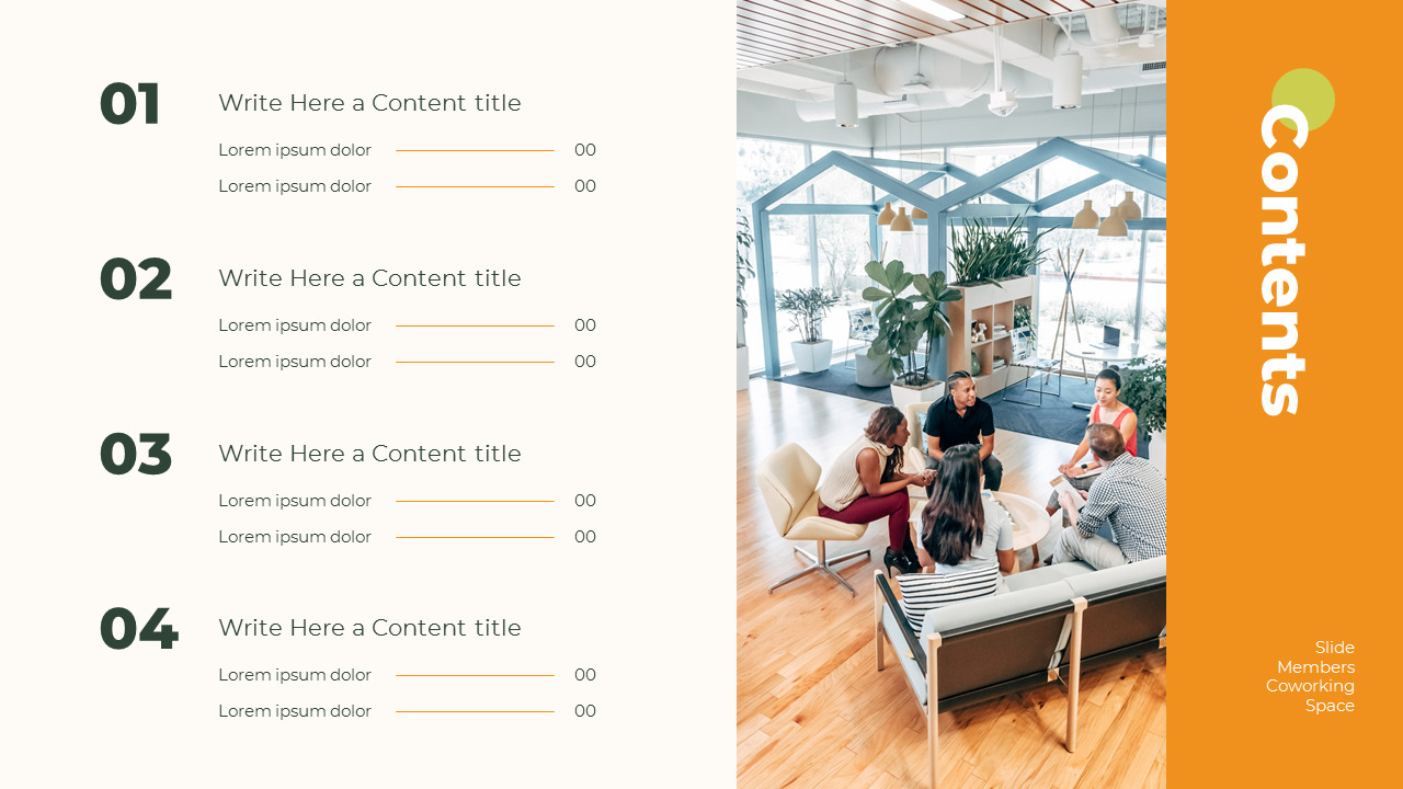 Coworking Space Proposal PowerPoint