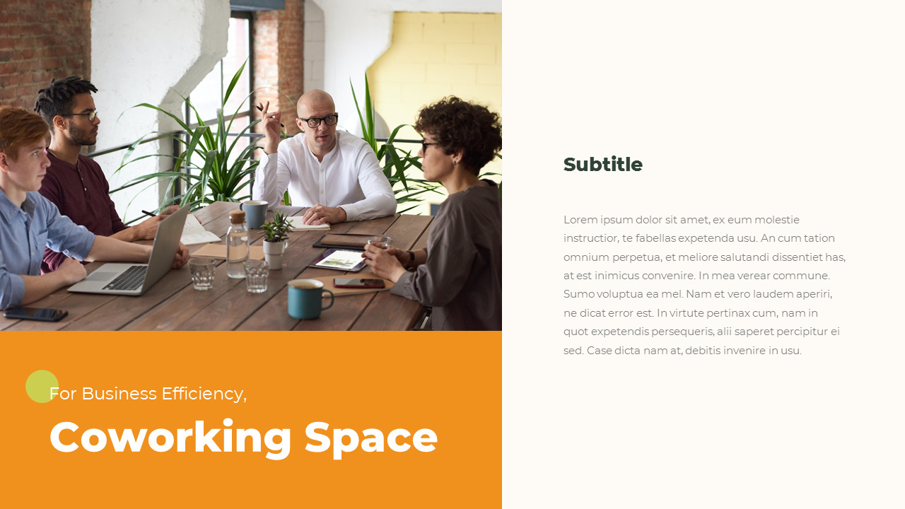 Coworking Space Proposal PowerPoint