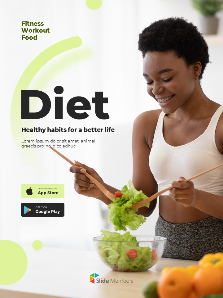 Healthy Diet Plan template ppt