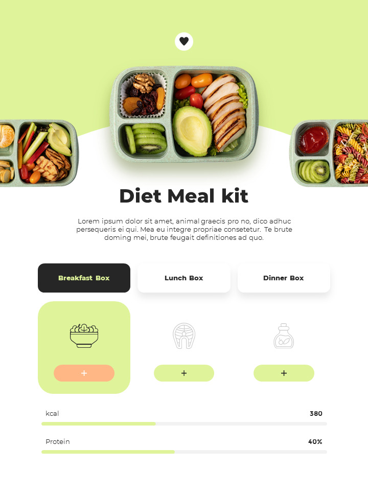 Healthy Diet Plan template ppt